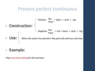 Present tenses | PPT