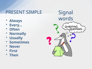 PRESENT TENSES power point presentation. | PPT