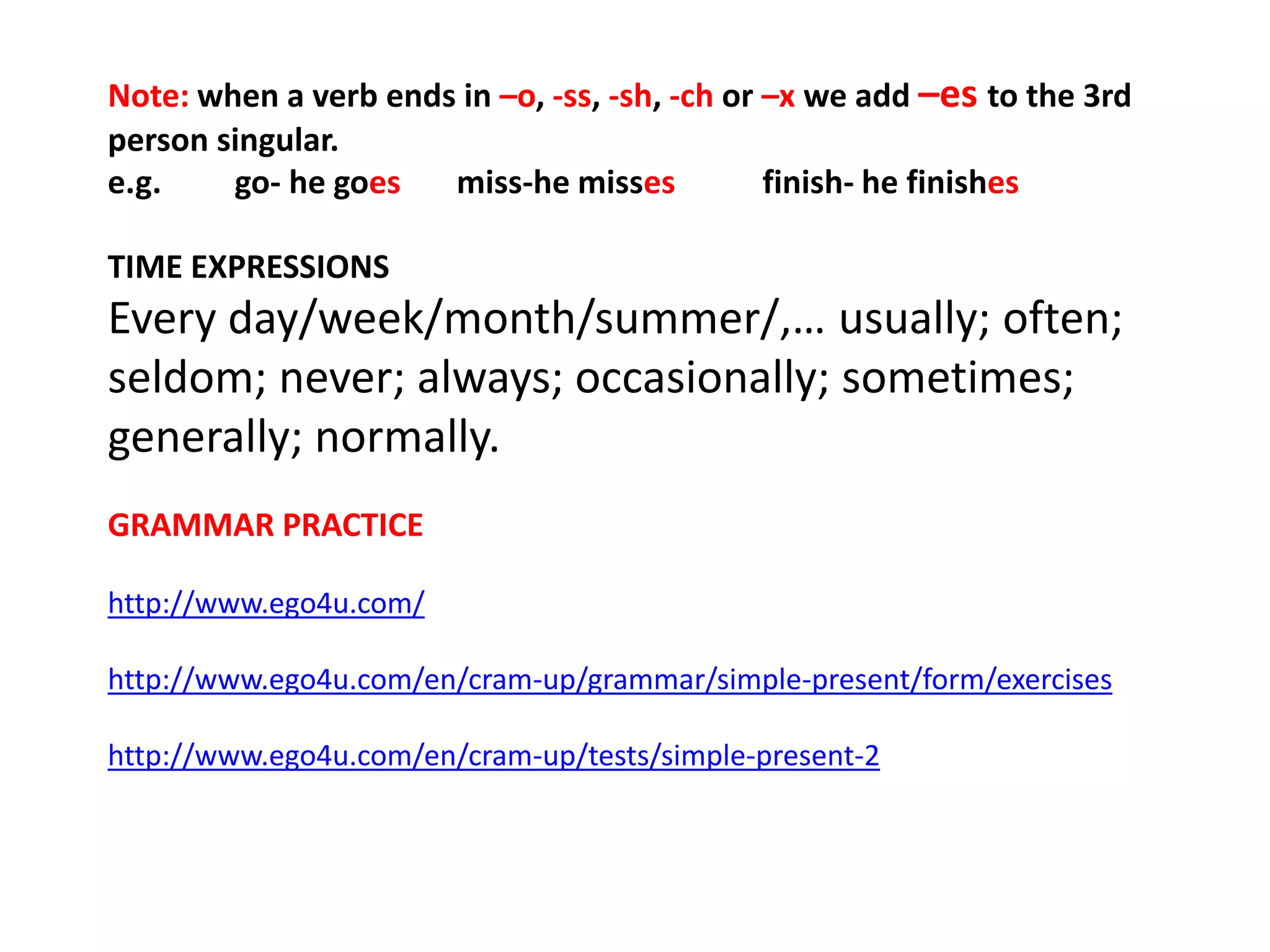 Present tenses 10_c | PPTX