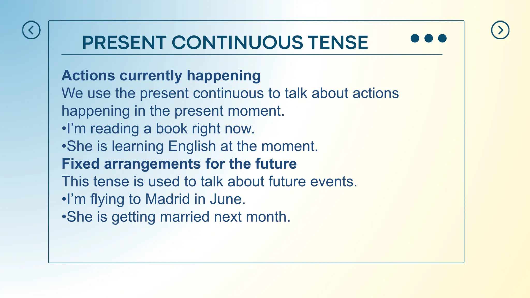 Present Tenses difference and formula.pptx | Free Download