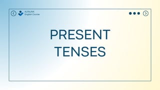 Present Tenses difference and formula.pptx