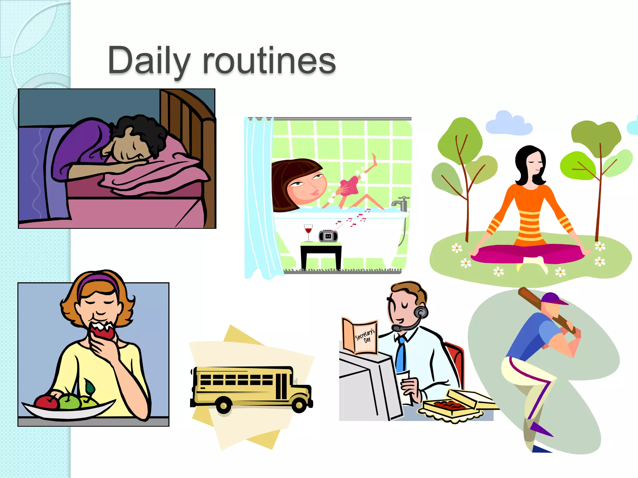 Present tense, verbs in third person | PPTX