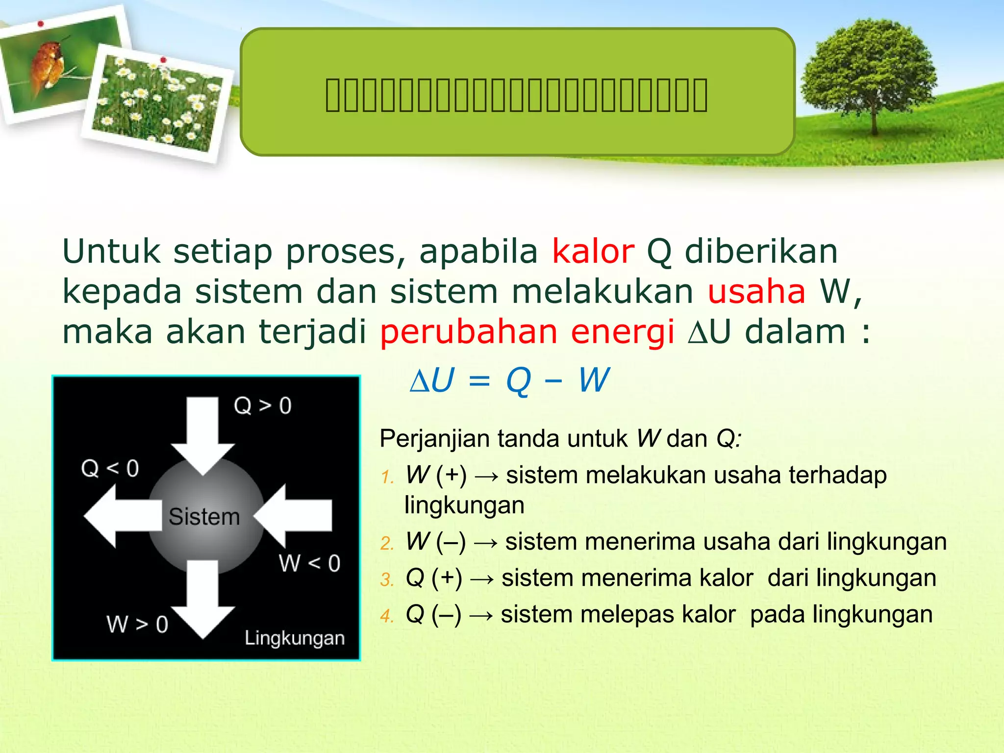 Dasar Termodinamika | PPT