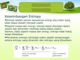 Dasar Termodinamika | PPT