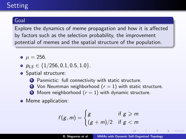 An Analysis of a Selecto-Lamarckian Model of Multimemetic Algorithms with Dynamic Self-Organized ...