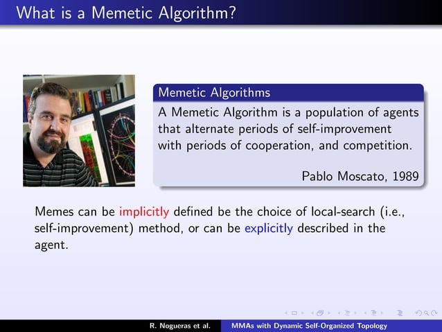 An Analysis of a Selecto-Lamarckian Model of Multimemetic Algorithms with Dynamic Self-Organized ...