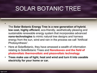 Energy Harvesting Tree | PPT