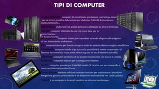 Cosa si può fare con un computer | PPT