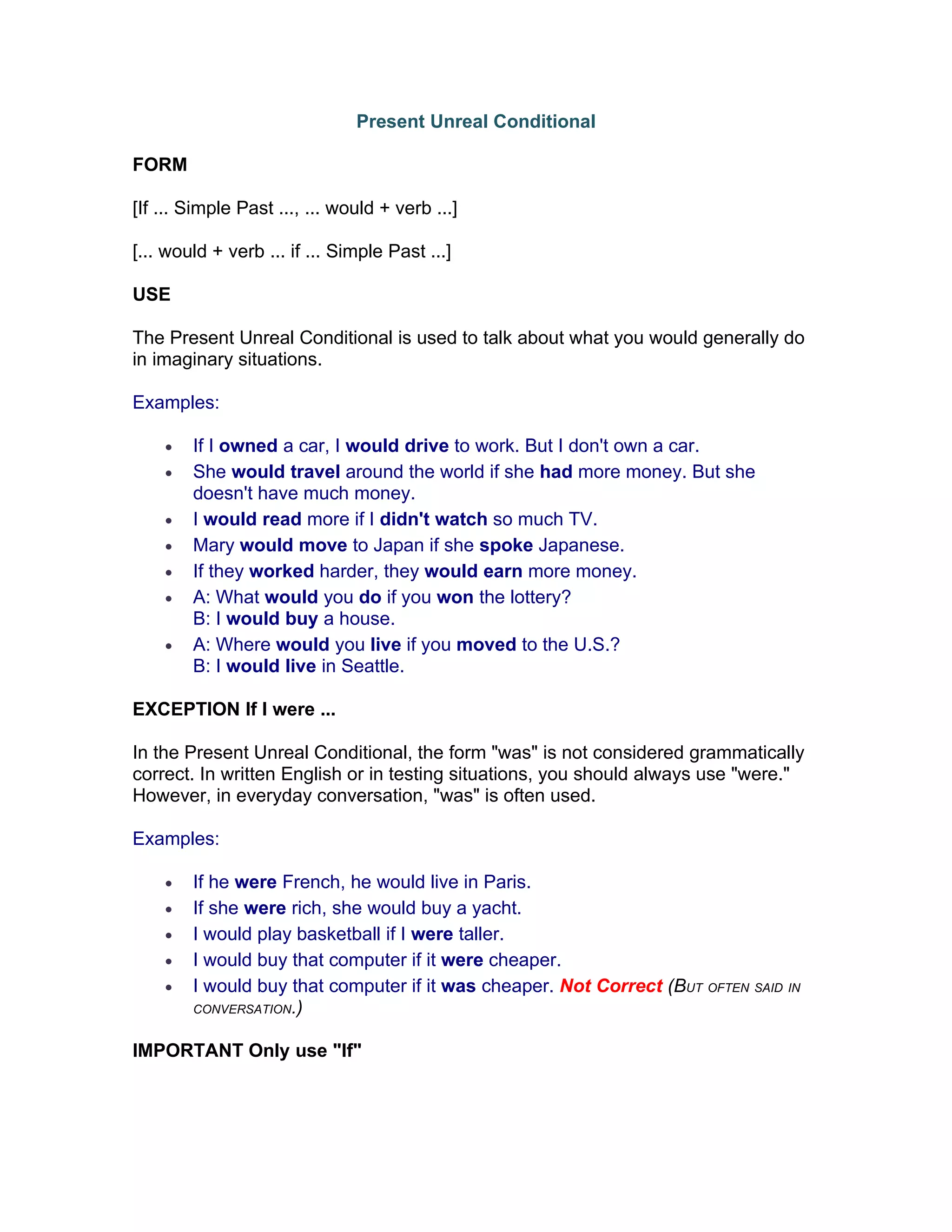 Present Unreal Conditional Doc Programming Languages Computing 1285