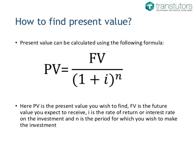 Present Value | Economics