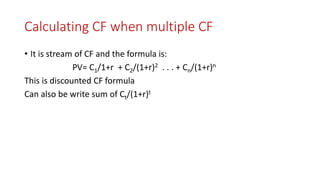 Present value lecture 3 | PPTX