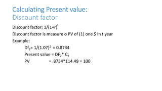Present value lecture 3 | PPTX