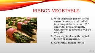 Present Vegetable Dishes | PPTX