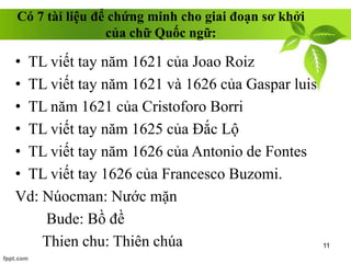 thuyết trình chữ quốc ngữ | PPTX
