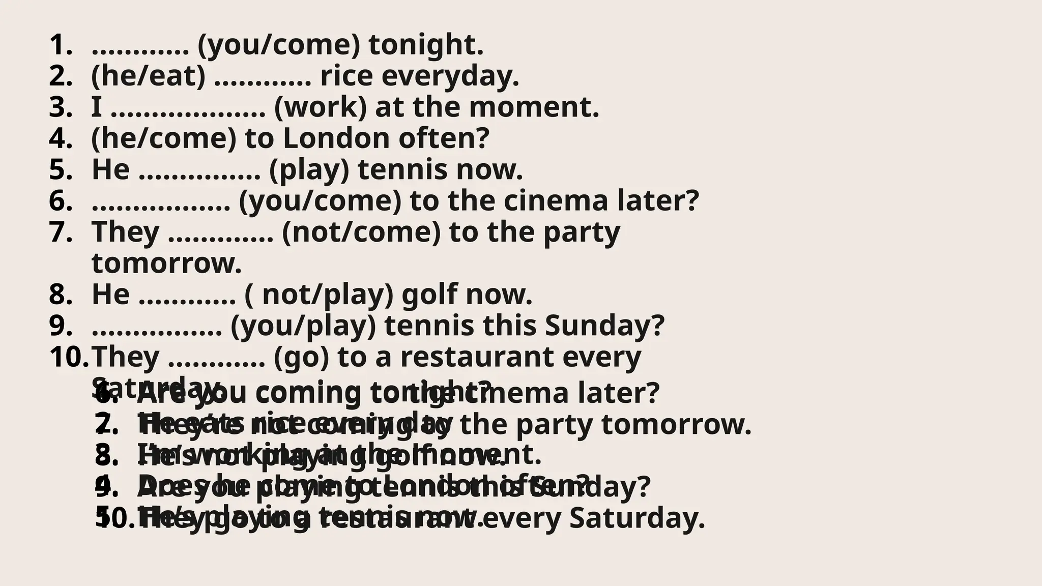 the present tense versus present continuous tense.pptx