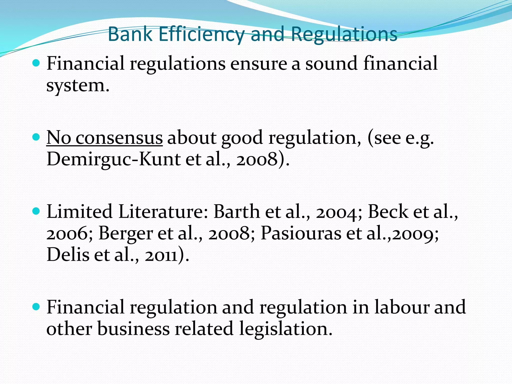 PPT Banking and Regulations | PPTX