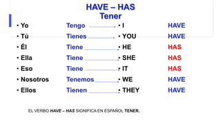 Present with verb to be | PPTX
