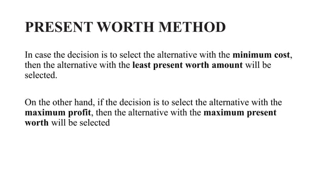 Present Worth Method.pdf