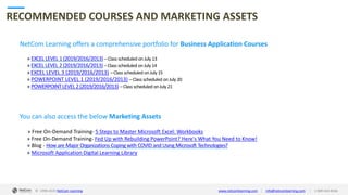 Webinar - Present Your Data Effectively With Microsoft Excel and PowerPoint | PPT