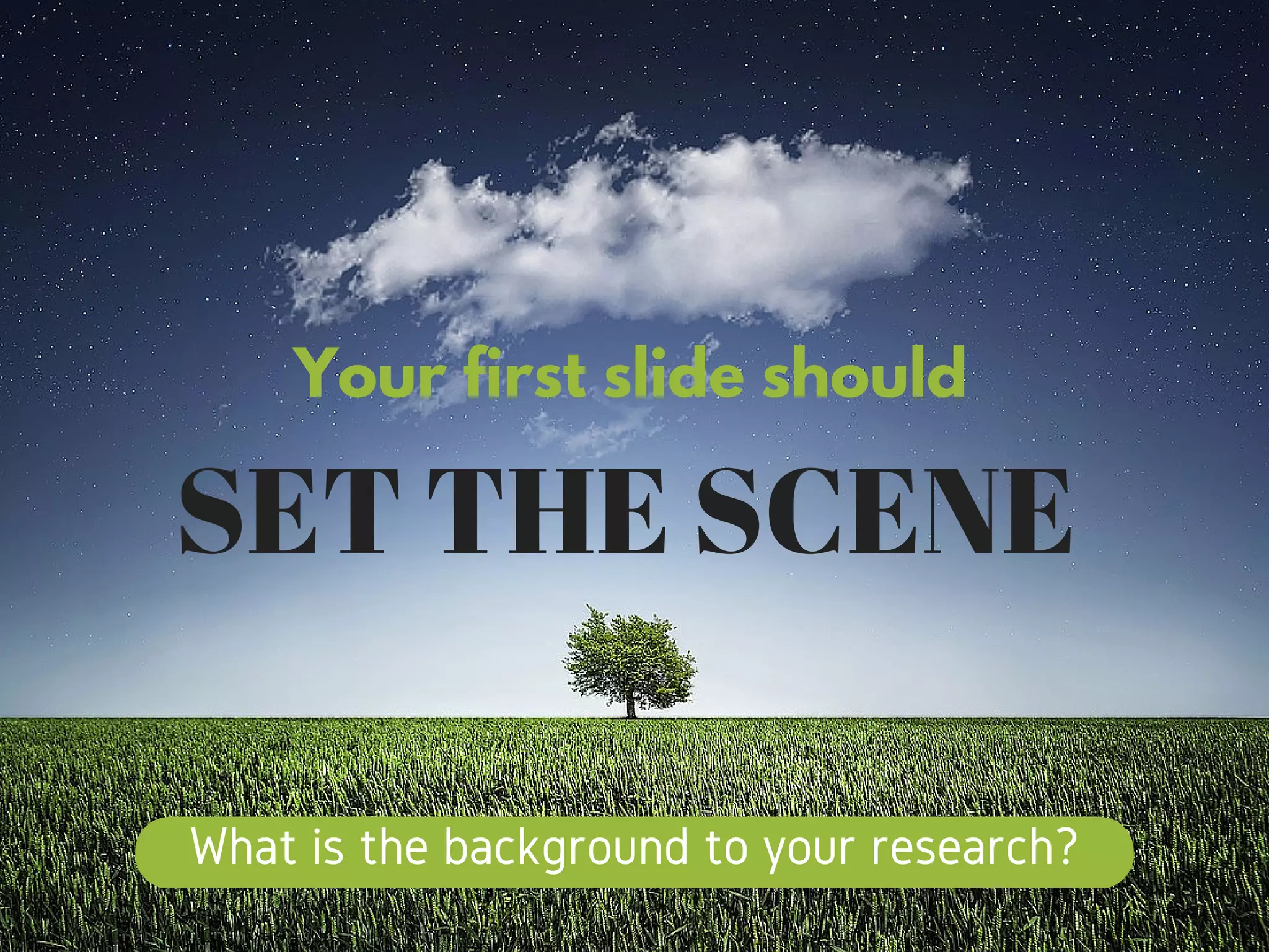 Present your research project in 10 simple slides | PDF