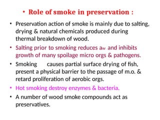 PRESERVATION OF FISH BY SMOKING (SMOKE DRY) | PPTX