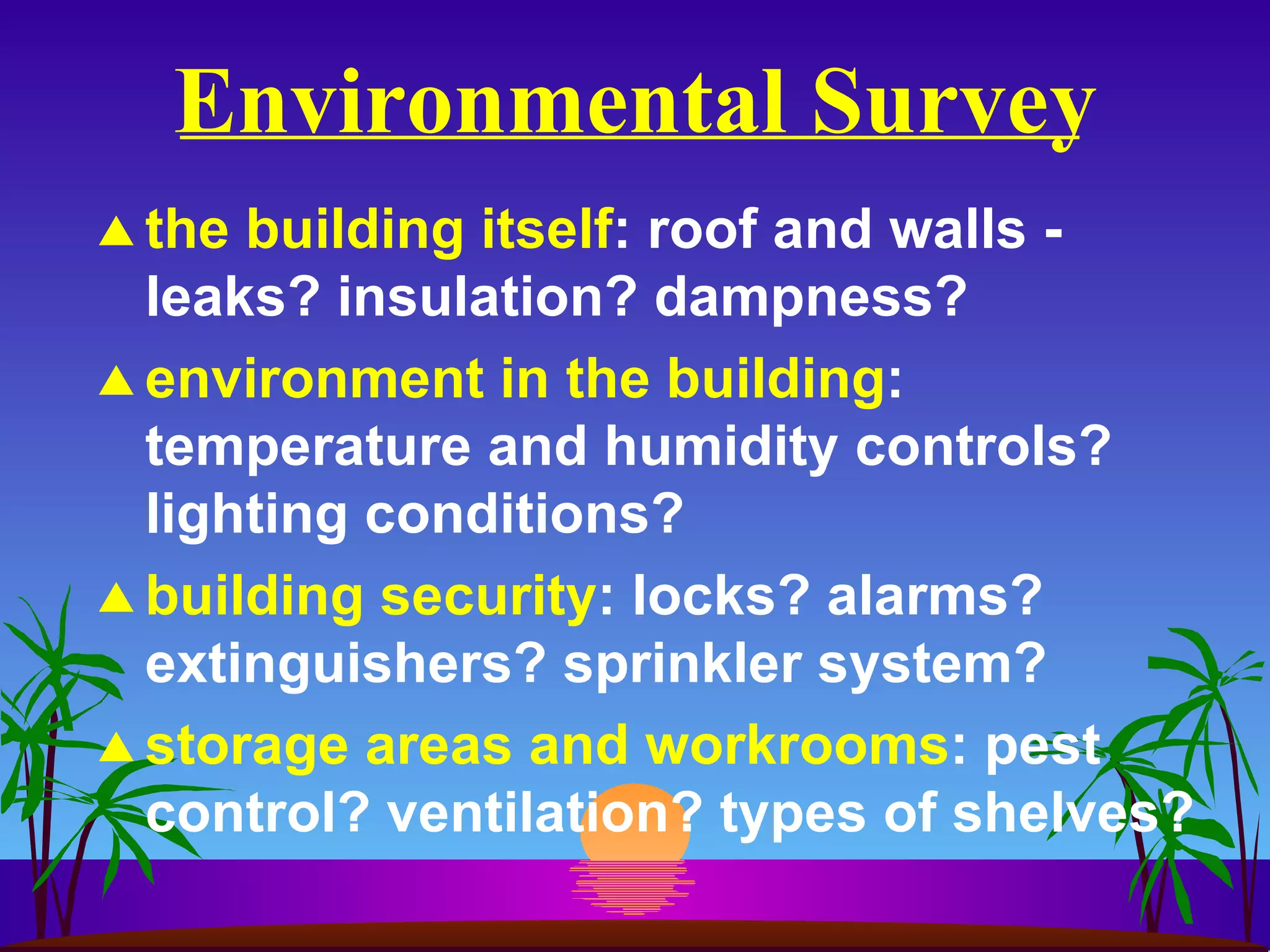 Preservation strategies for Library and Archival Resources | PPT