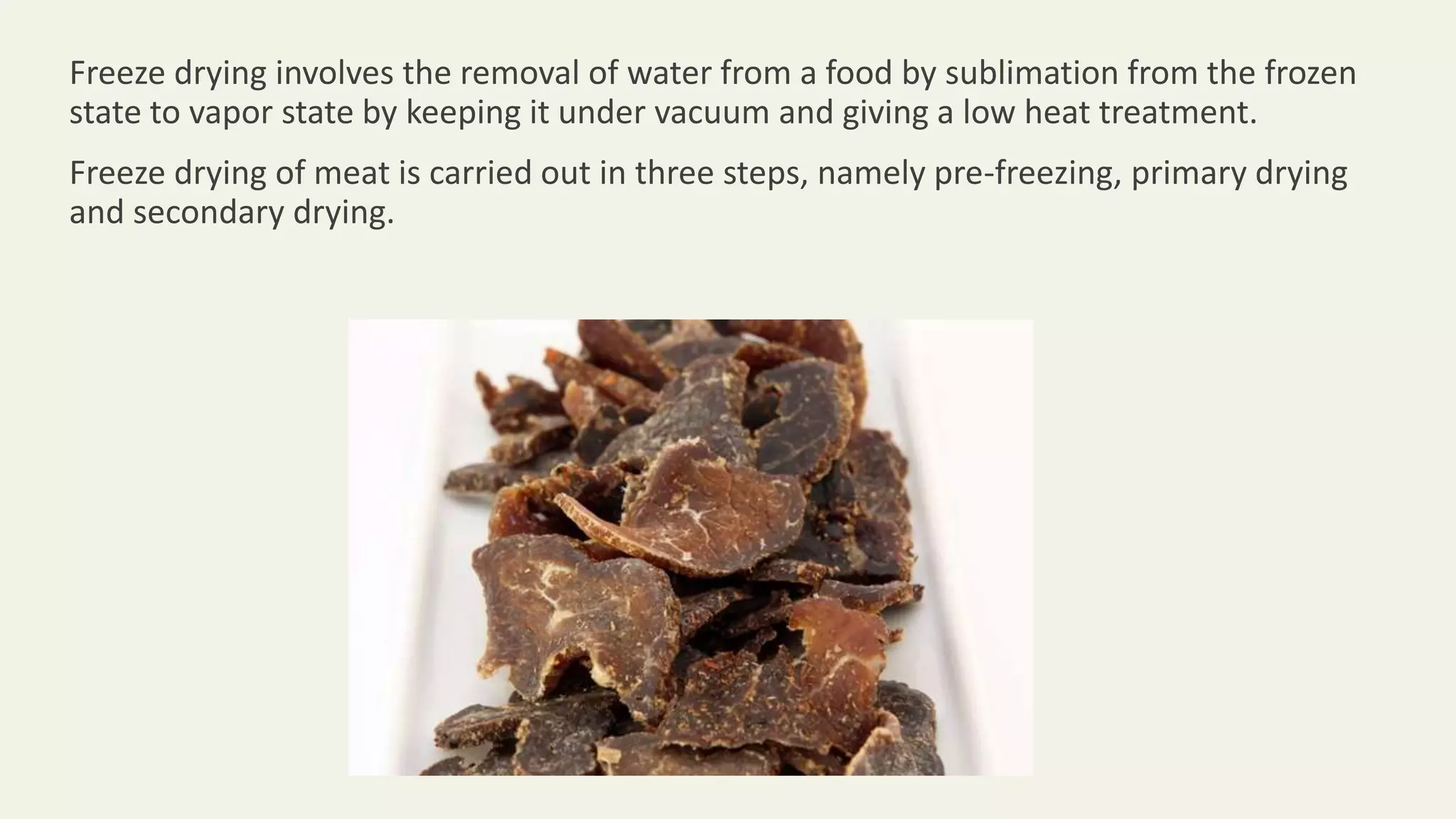 Preservation of meat and its method | PPTX