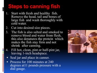 Preservation and processing of fish | PPTX