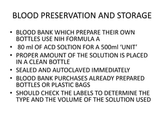 Preservation and storage | PPTX