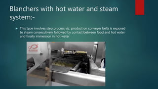 Preservation by blanching | PPTX