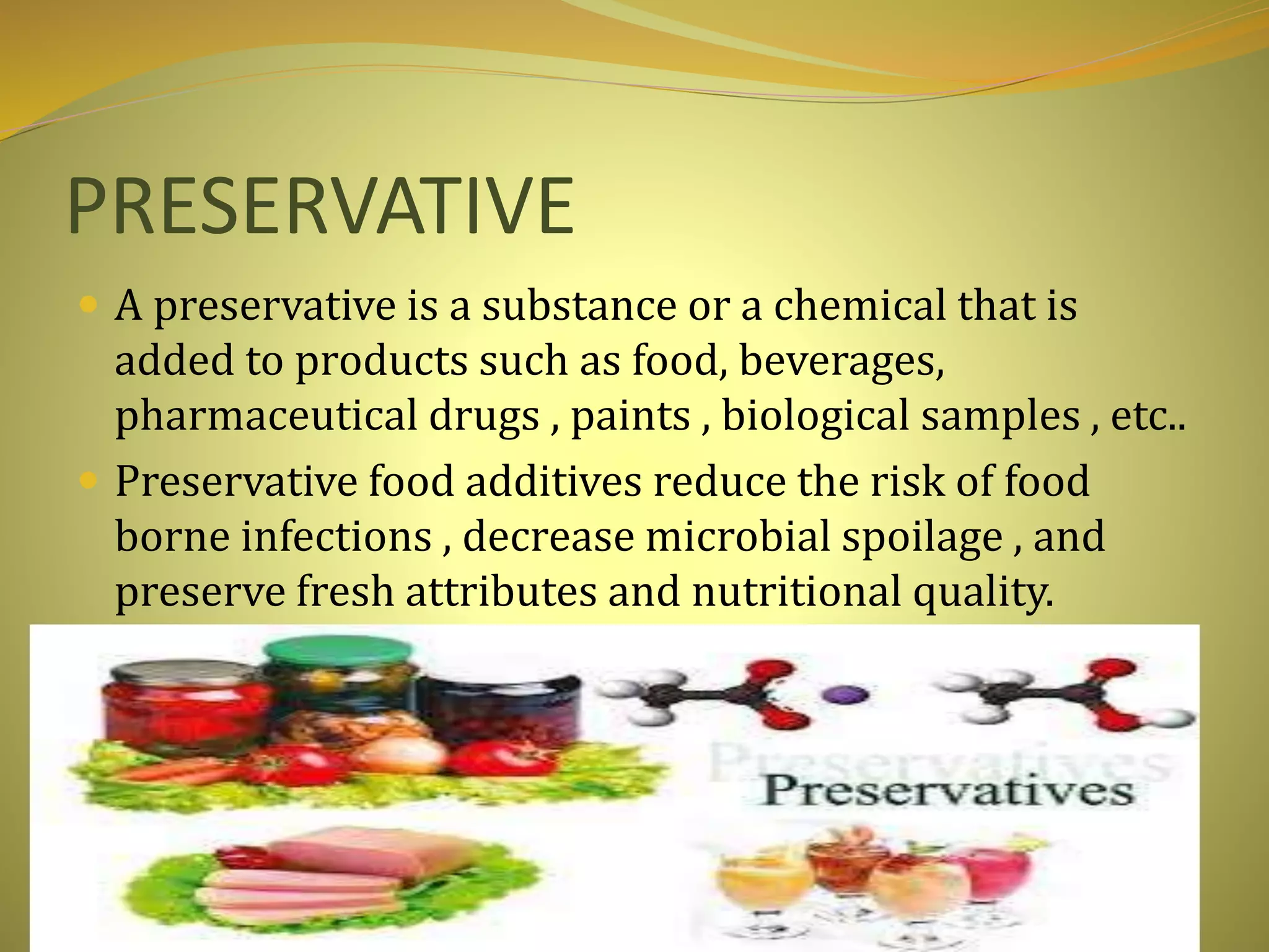 Preservation by chemicals | PPTX