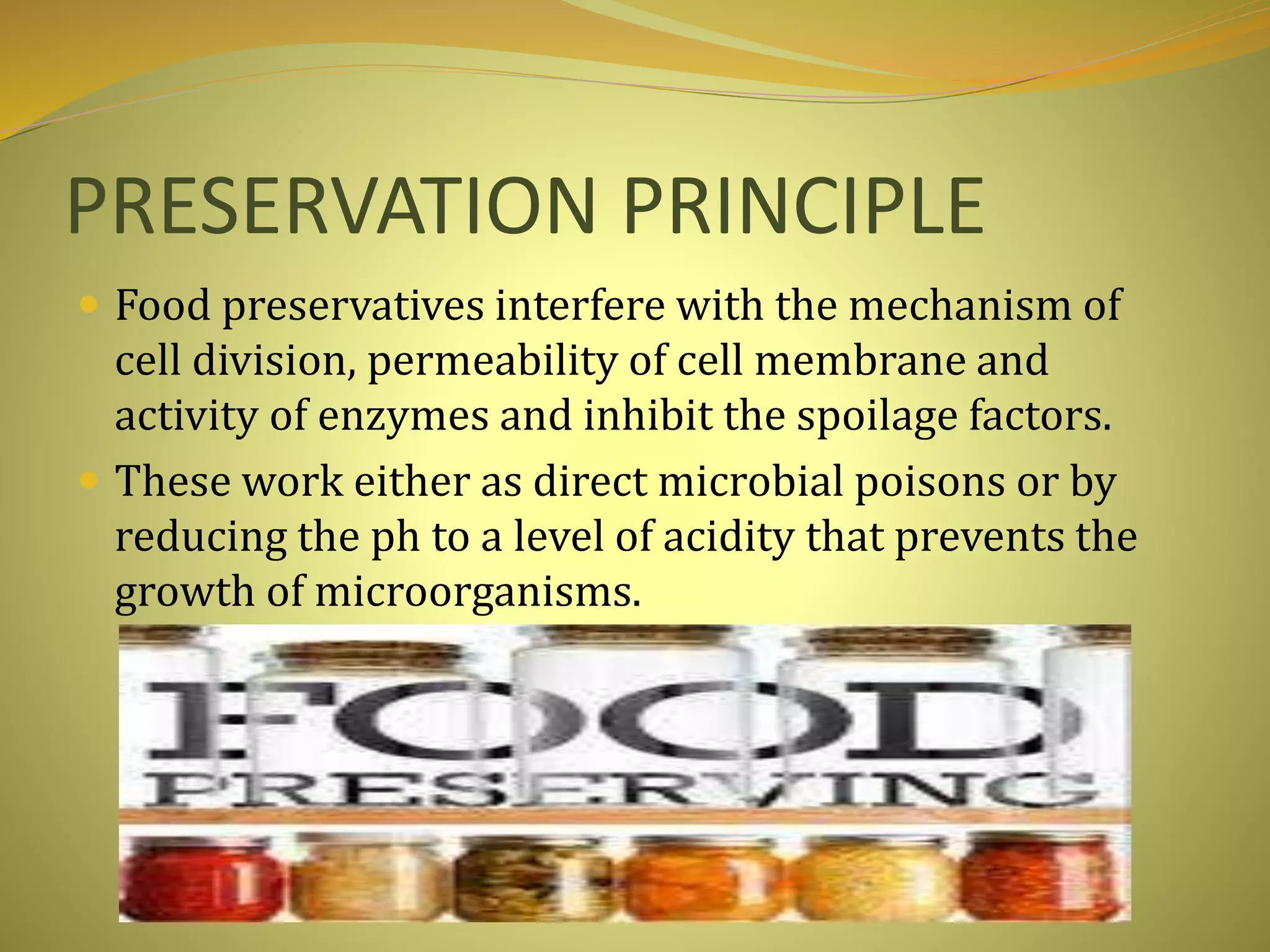 Preservation by chemicals | PPTX