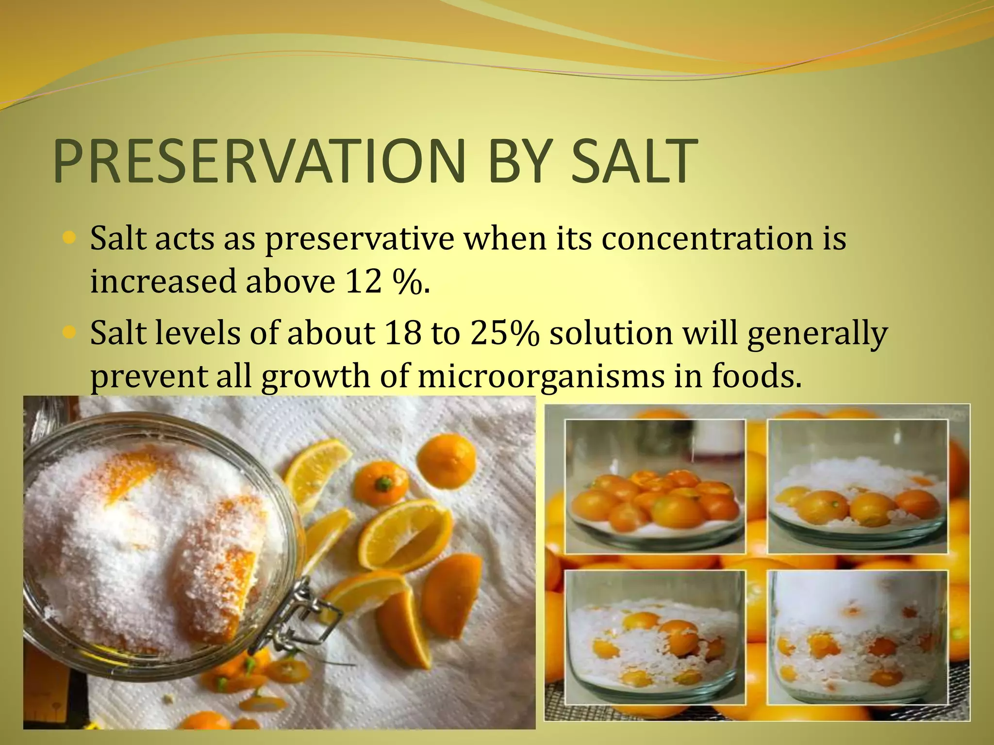 Preservation by chemicals | PPTX