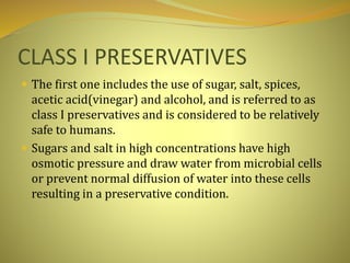 Preservation by chemicals | PPTX
