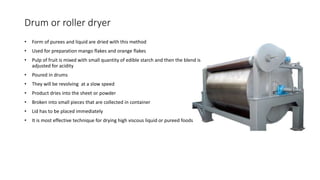 Preservation by drying | PPTX