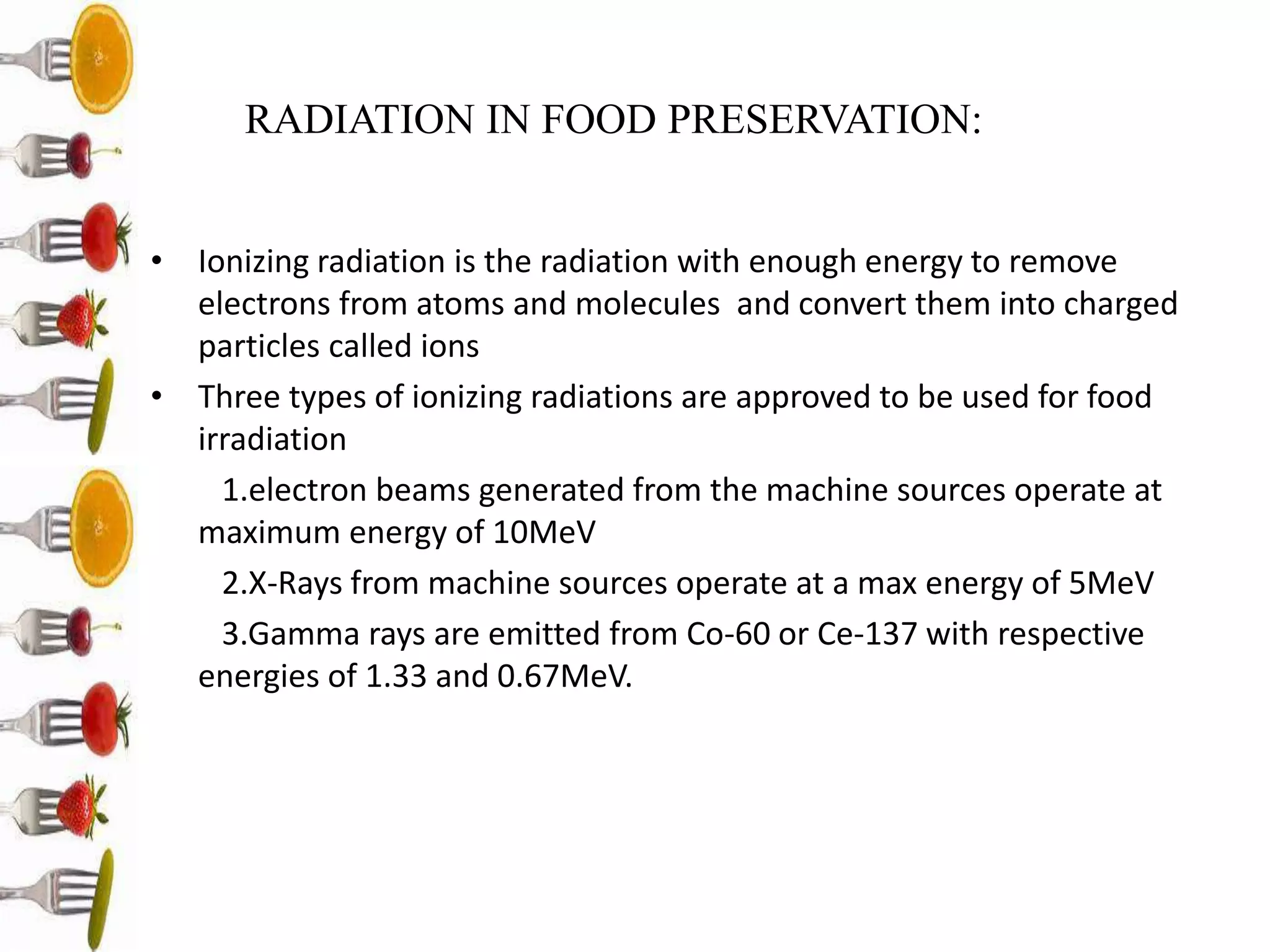 Preservation by irradiation | PPTX