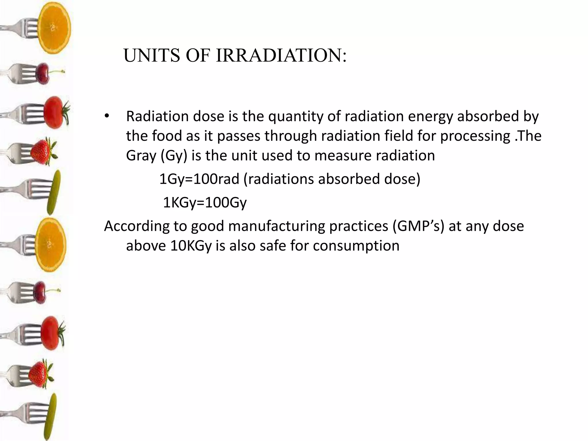 Preservation by irradiation | PPTX