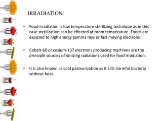 Preservation by irradiation | PPTX