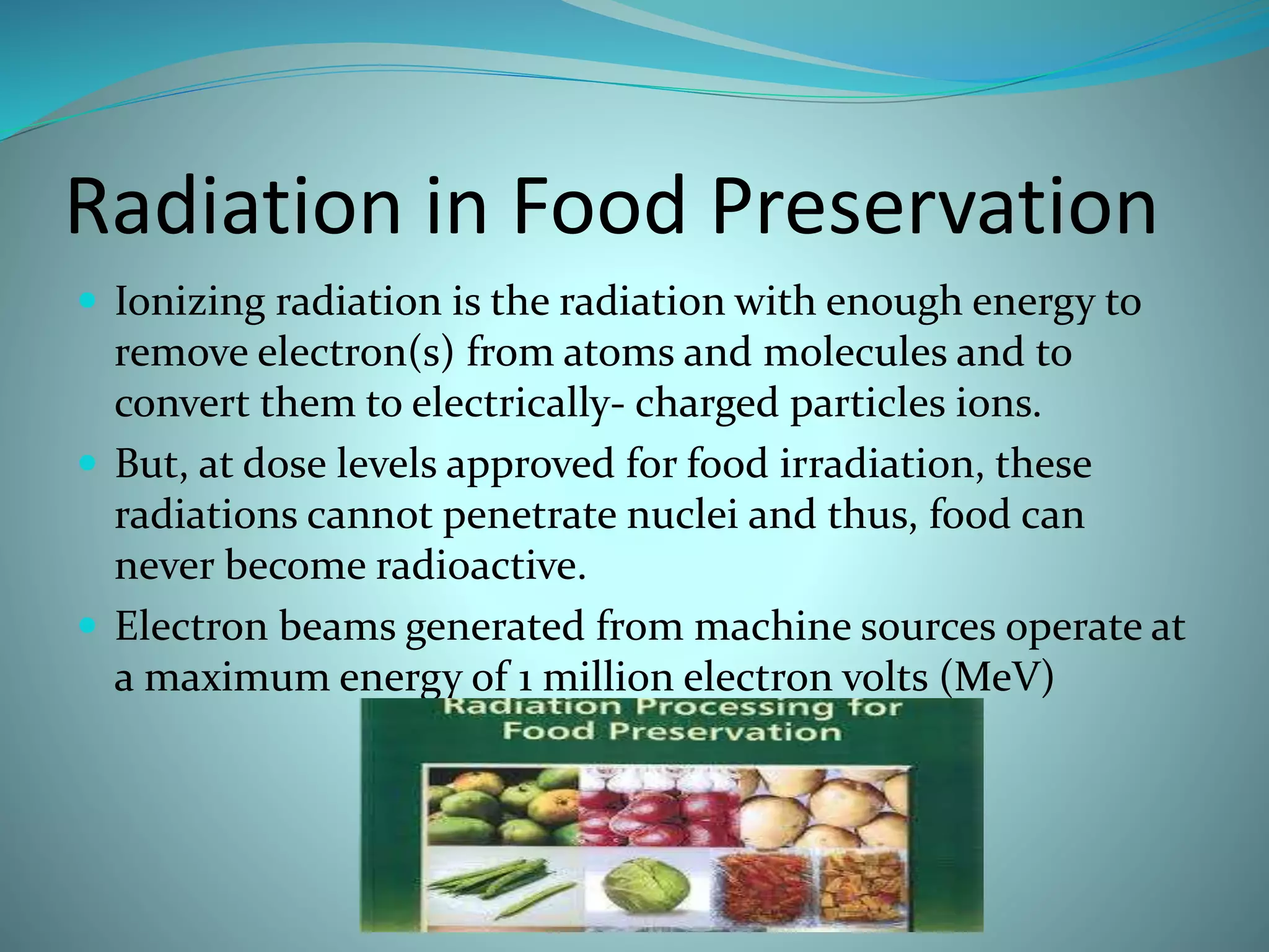 Preservation by radiation | PPTX