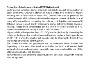 PRESERVATION CRITERIA FOR STARTER CULTURE.pptx