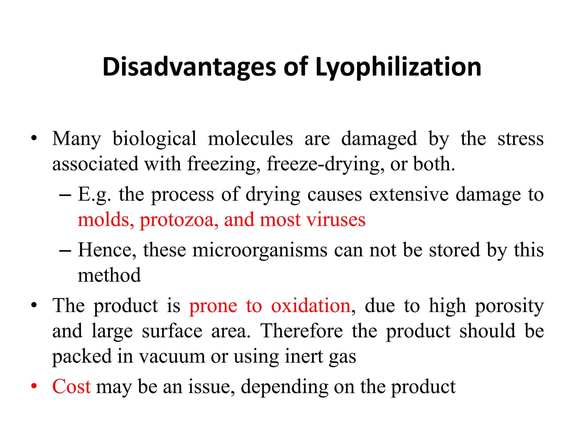 Preservation of bacteria | PDF