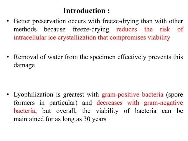 Preservation of bacteria | PDF | Chemistry | Science
