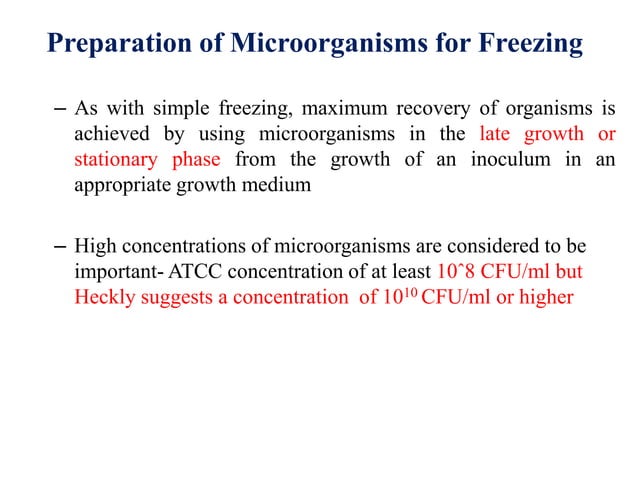Preservation of bacteria | PDF | Chemistry | Science