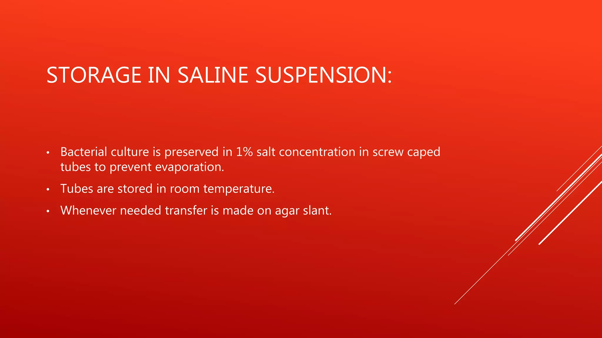 Preservation of bacterial 2 | PPTX | Chemistry | Science