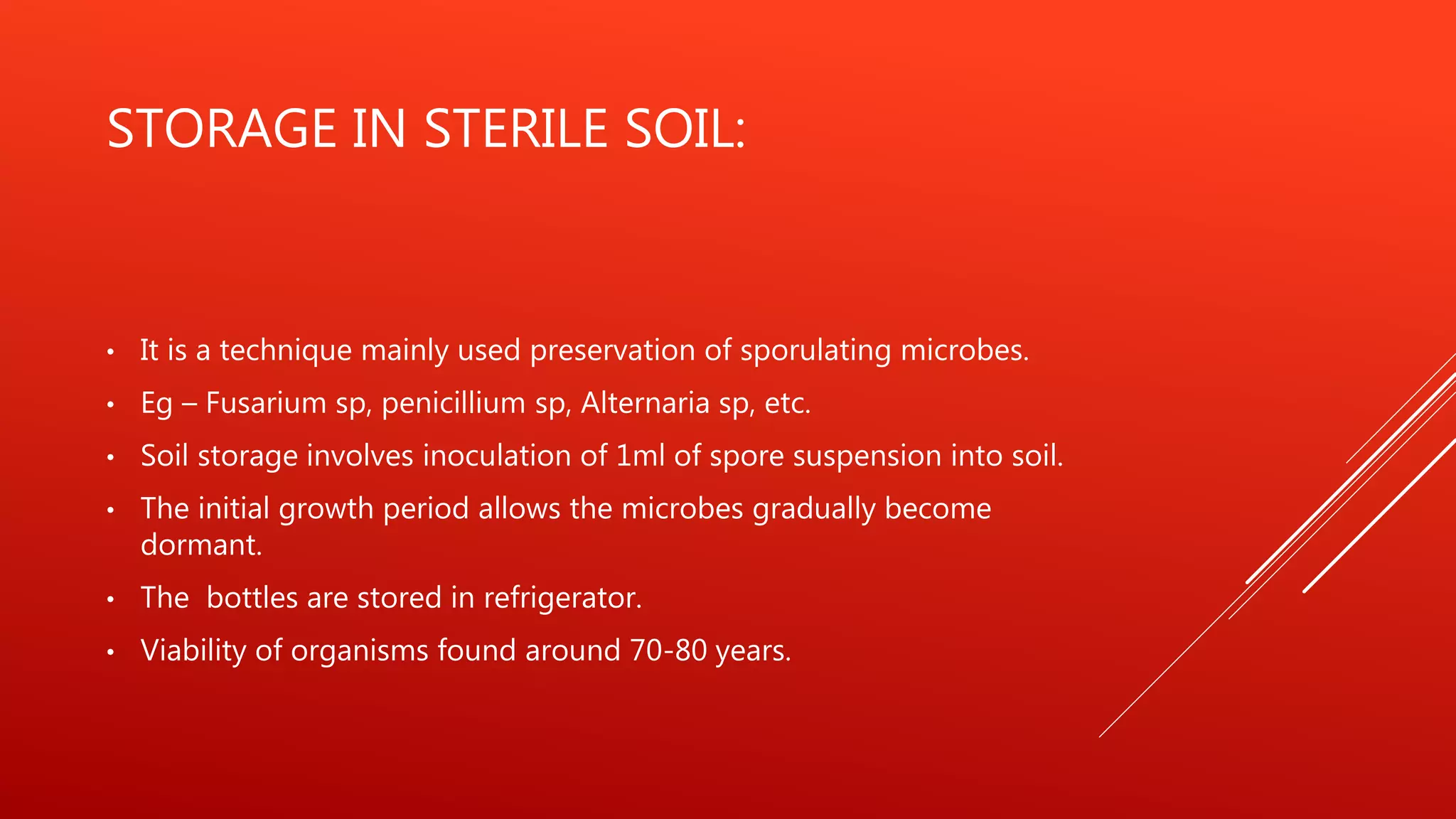 Preservation of bacterial 2 | PPTX | Chemistry | Science
