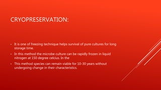 Preservation of bacterial 2 | PPTX