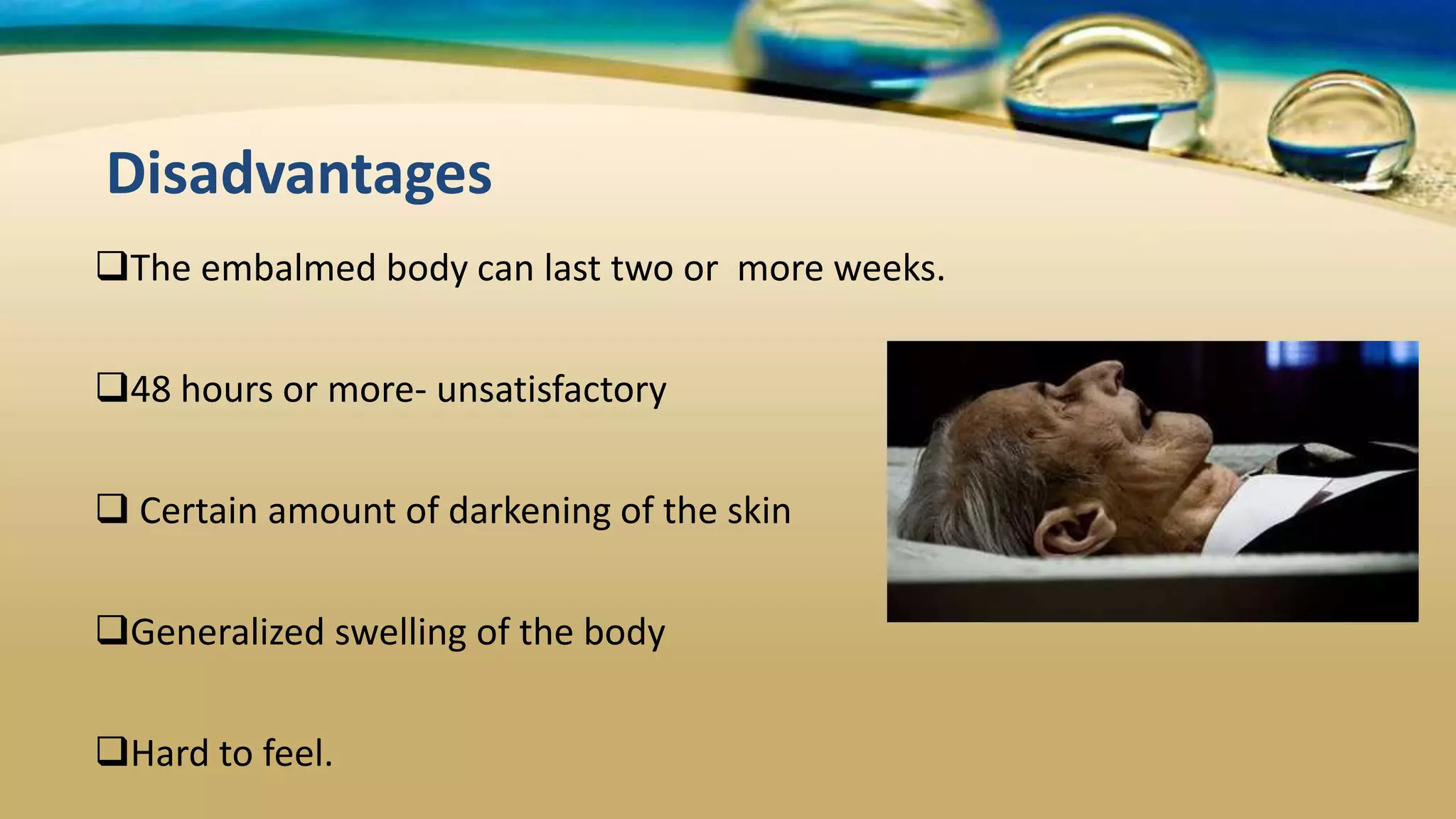 Preservation of dead body | PPTX