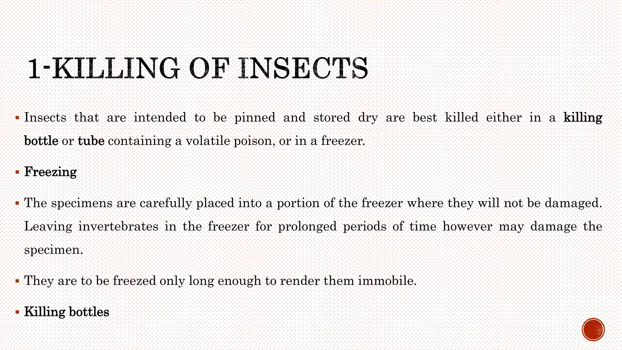 Preservation of dry specimens | PPTX