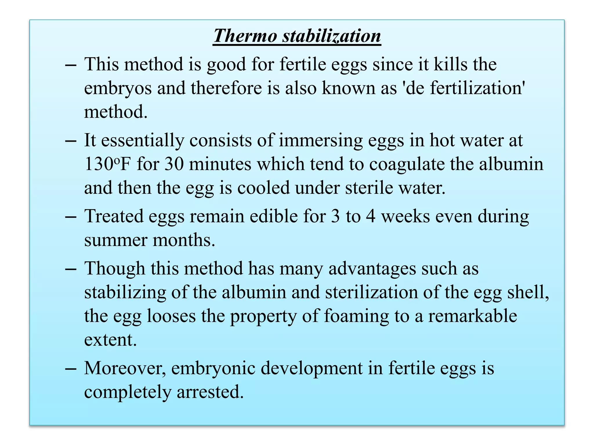 Preservation of egg | PPTX