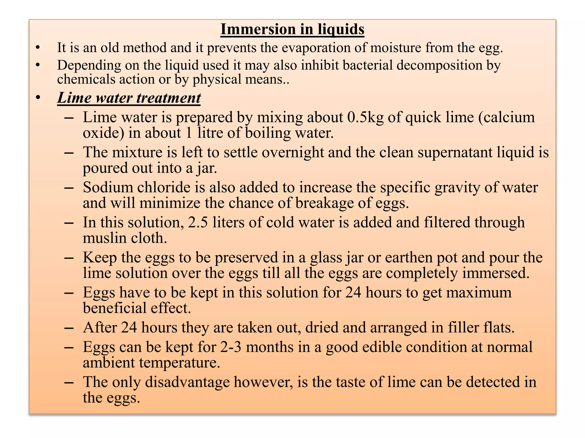 Preservation of egg | PPTX